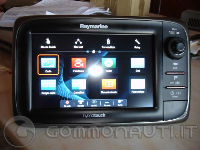 VENDESI GPS/ECO RAYMARINE E7D NUOVO CON TRASDUTTORE DI POPPA P58 DELLA ...