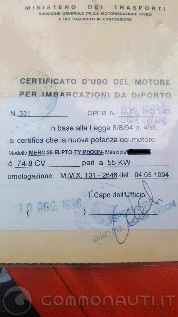 LIBRETTO MOTORE MERCURY 75 2 TEMPI ELPTO